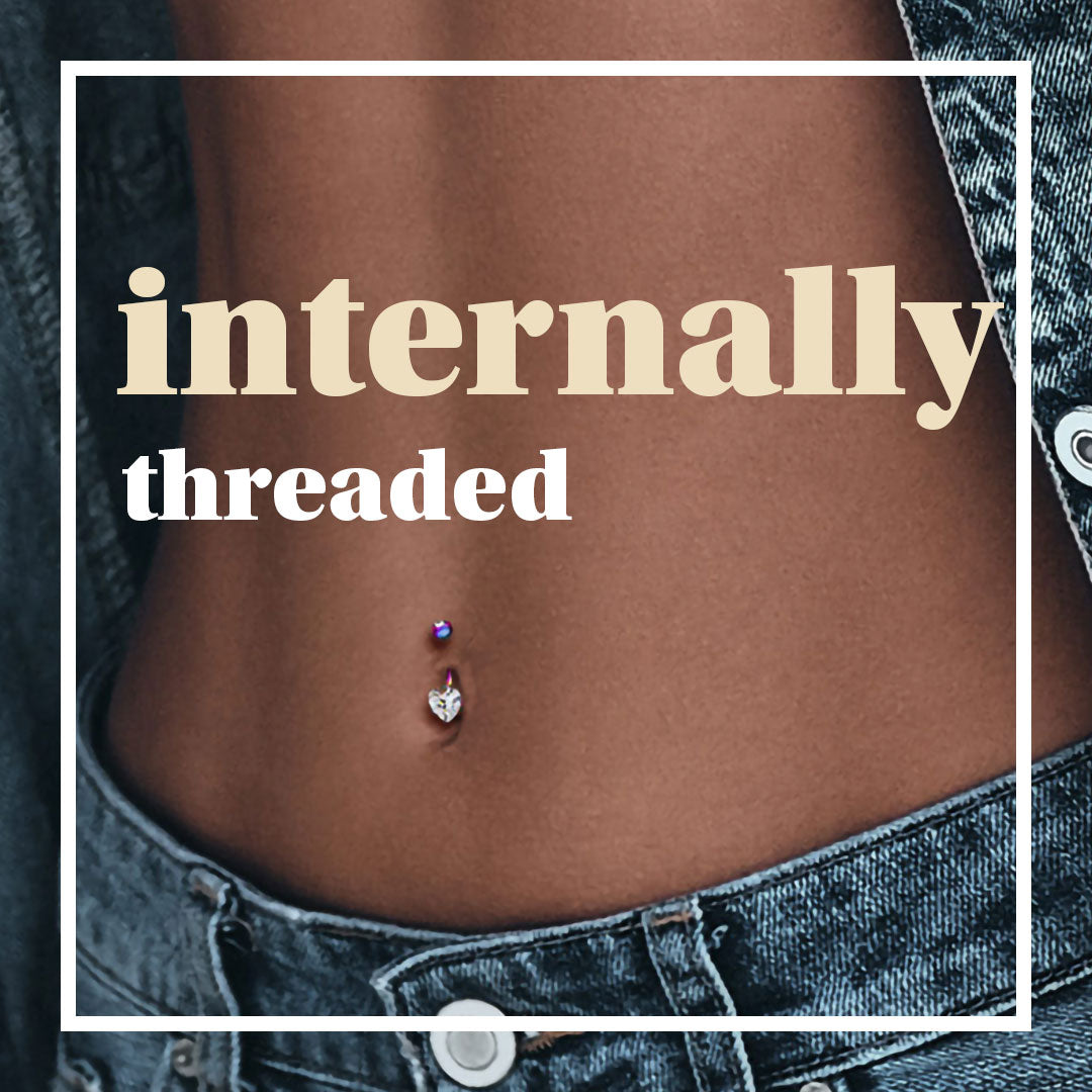 Hypoallergenic Non-Allergen Belly Jewellery. Implant Grade Belly Bars ...