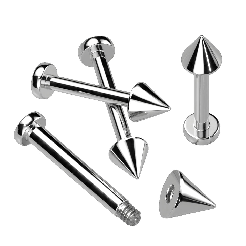 Implant Grade Titanium Spike Labret – The Belly Ring Shop