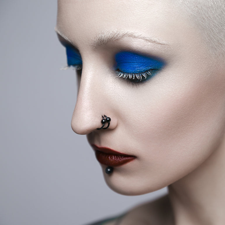Nose Ring Jewellery. Implant Grade Nostril Piercings in Gold or Steel ...