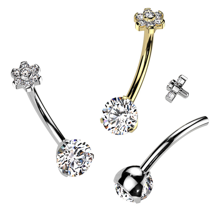 Belly Bar Basics for Navel Piercings. Comfortable Navel Jewellery ...
