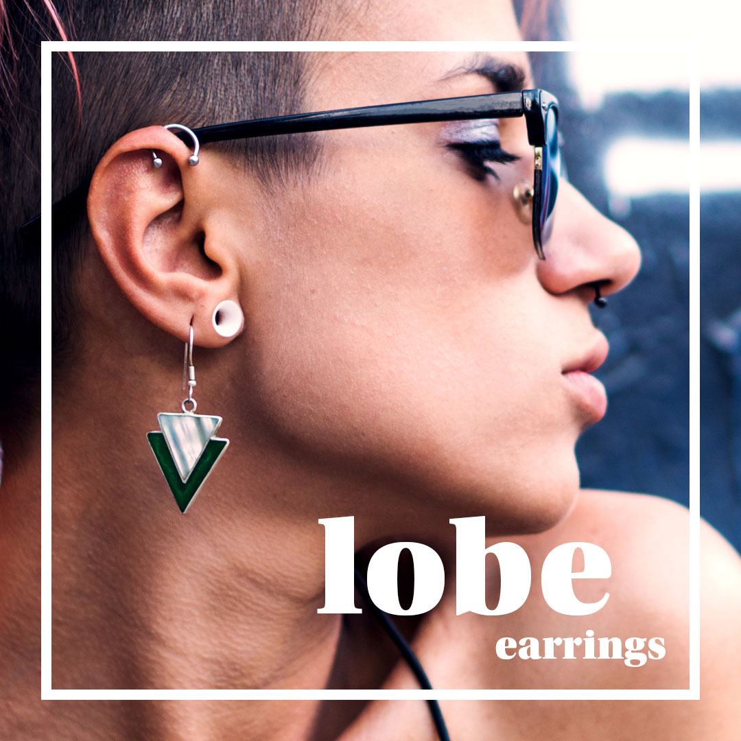 Lobe Earrings – The Belly Ring Shop