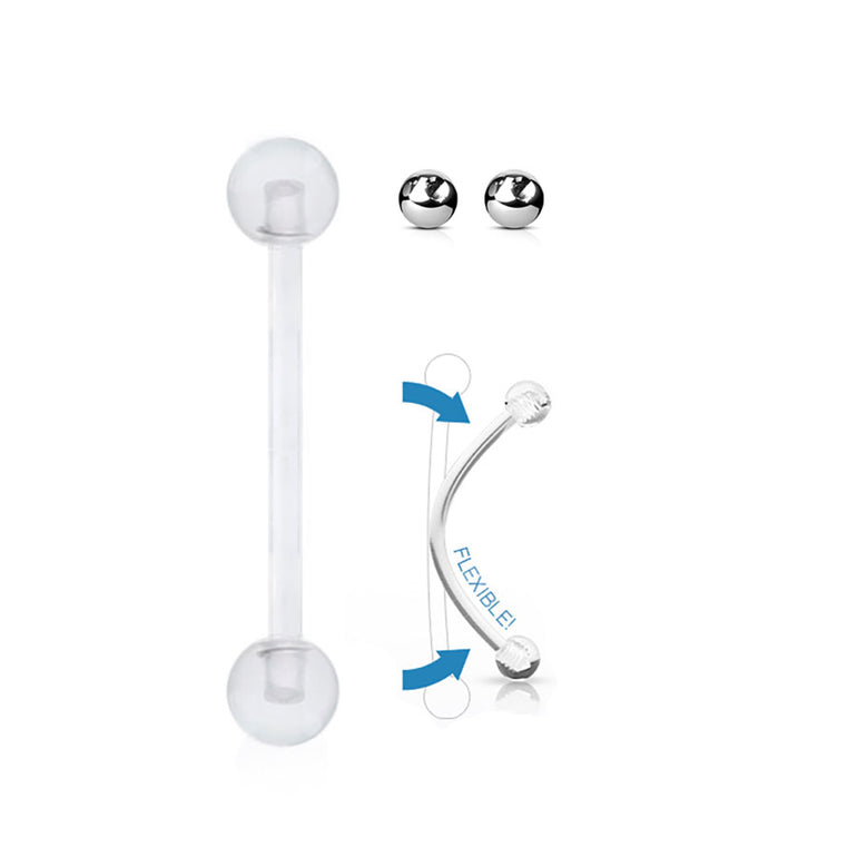 Retainer & Flex Belly Ring Collection. Nickel Free PTFE Belly Rings ...