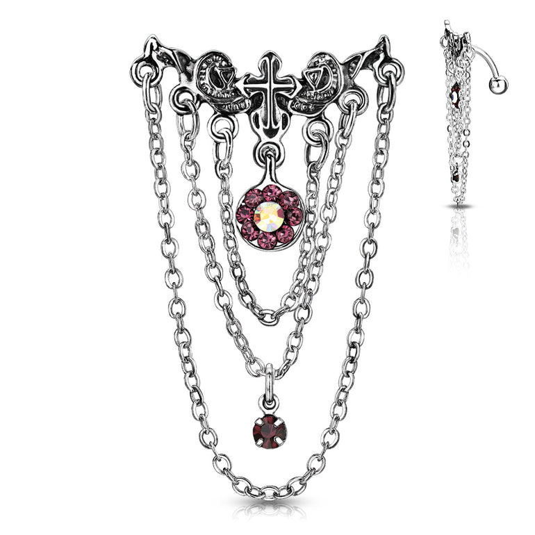 Reverse Belly Rings. Top Down Navel Rings and Belly Bars. – The Belly ...