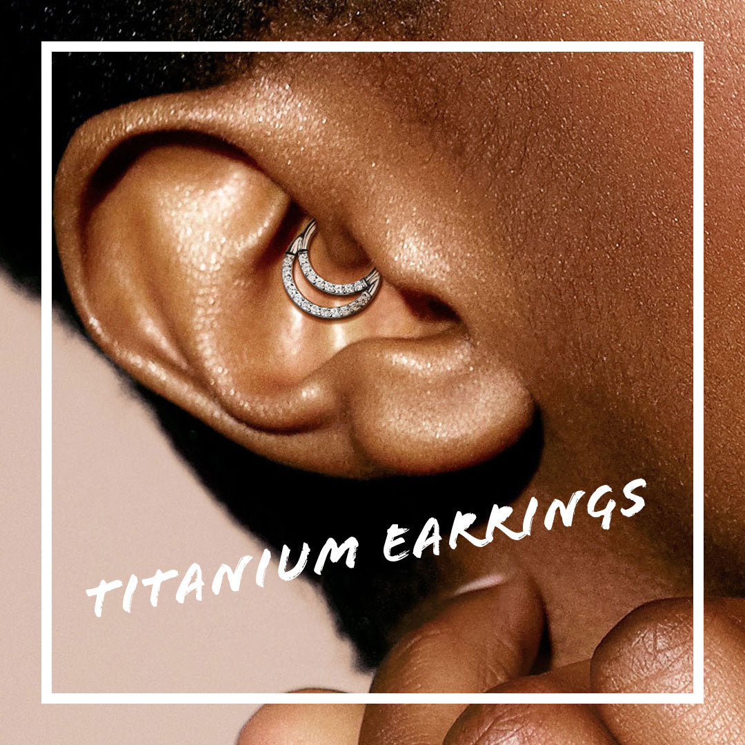 Titanium Earrings. Implant Grade Solid Titanium Earring Jewellery ...