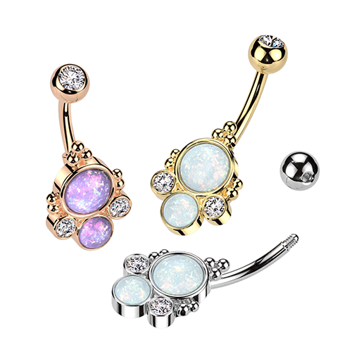 Vintage Antique Theme Belly Button Rings. Stylish, classic belly bars ...