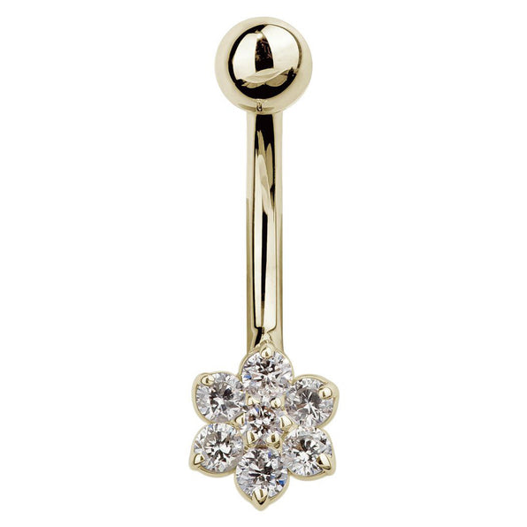 Genuine Diamond, Sapphire, Emeralds and Ruby Belly Rings – The Belly ...