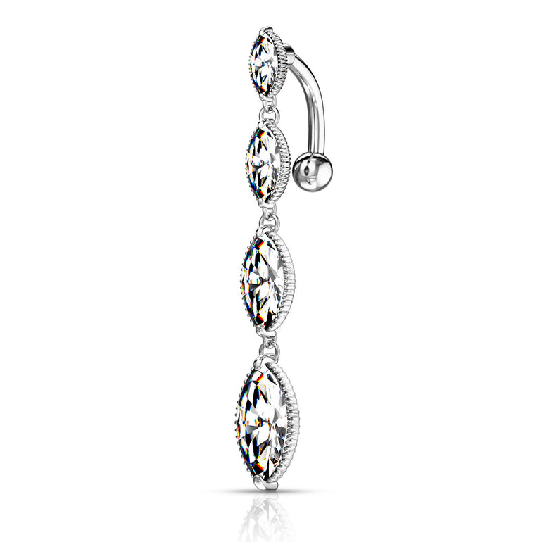Reverse Belly Rings. Top Down Navel Rings and Belly Bars. – The Belly ...