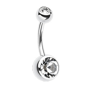 Belly Bar Basics for Navel Piercings. Quality 316L Steel Belly Rings ...