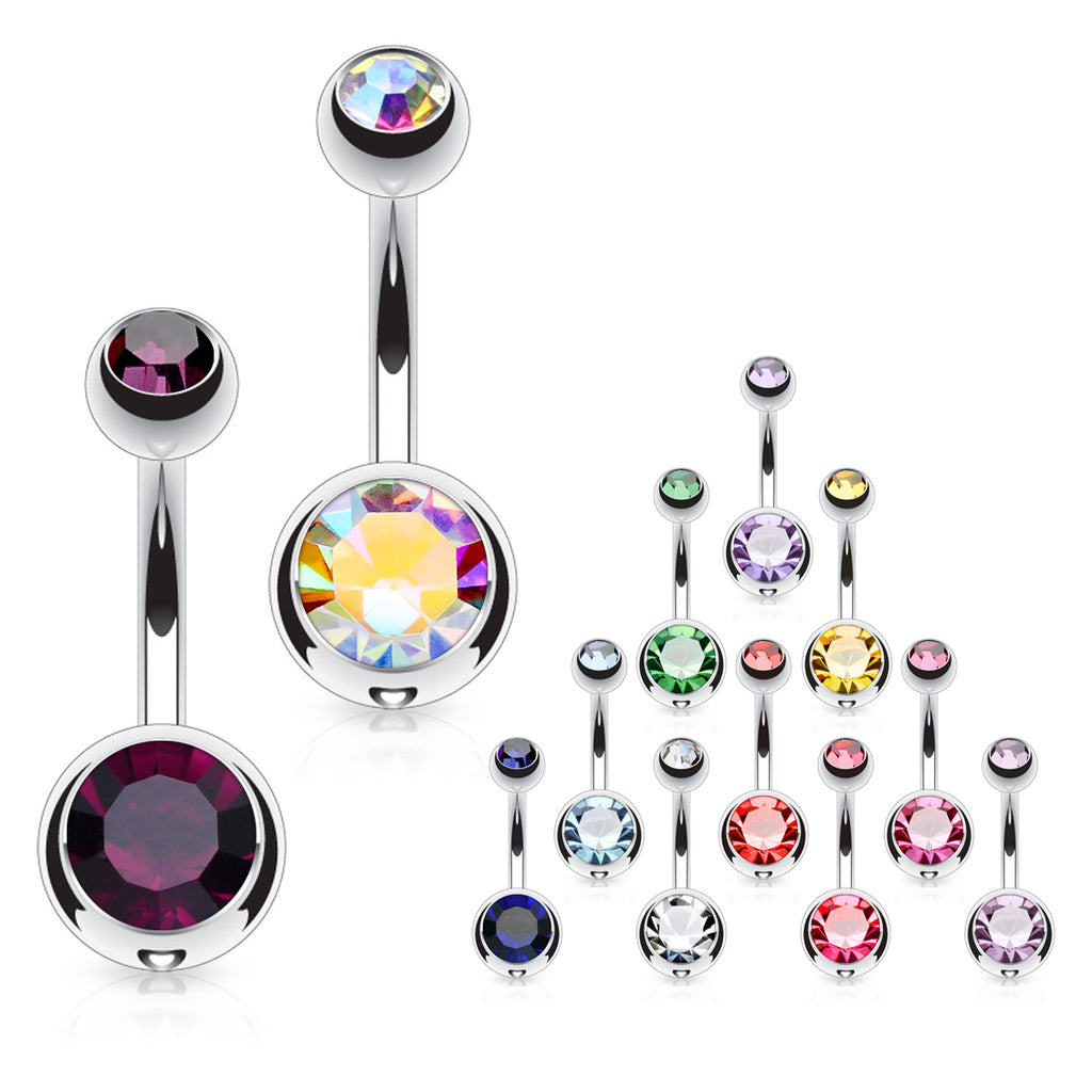 Classique Gem Basic Belly Button Rings