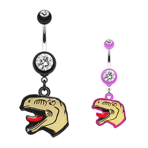 Visciously Cute Dinosaur Raptor Belly Bar. Sizes 6mm, 8mm up to 19mm ...