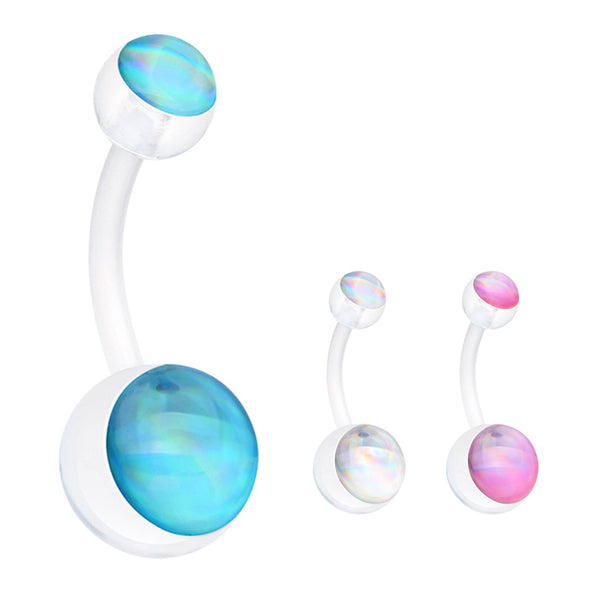 Retainer & Flex Belly Ring Collection. Nickel Free PTFE Belly Rings ...