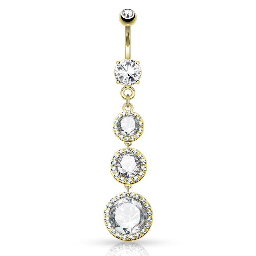 Diva Dangle Belly Ring! Spectacular, long, glamorous belly bars. – The ...