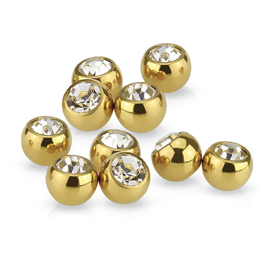 Replacement Balls for 14 Gauge Body Jewellery. 5mm 14g Titanium Balls ...