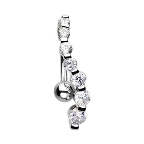 Reverse Belly Rings. Top Down Navel Rings and Belly Bars. – The Belly ...