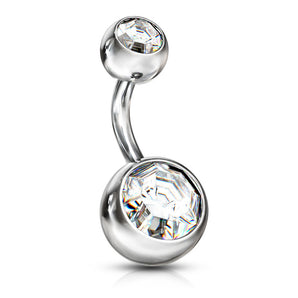 Belly Bar Basics for Navel Piercings. Quality 316L Steel Belly Rings ...