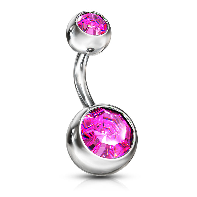 Small Mini Size Quality 316L Surgical Steel Bananabell Belly Ring – The ...