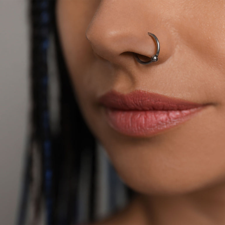 Nose Ring Jewellery. Implant Grade Nostril Piercings in Gold or Steel ...