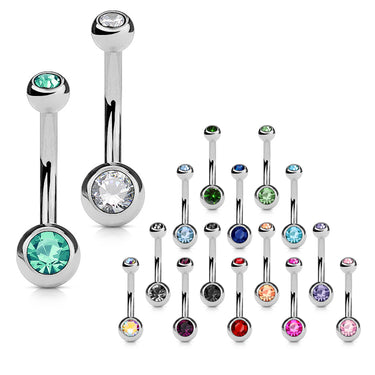 Belly Bar Basics for Navel Piercings. Quality 316L Steel Belly Rings ...