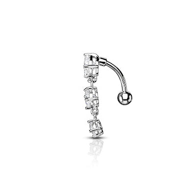 Reverse Belly Rings. Top Down Navel Rings and Belly Bars. – The Belly ...