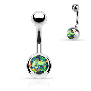 Opal Belly Bars. Belly Rings Australia. Shop Online. – The Belly Ring Shop