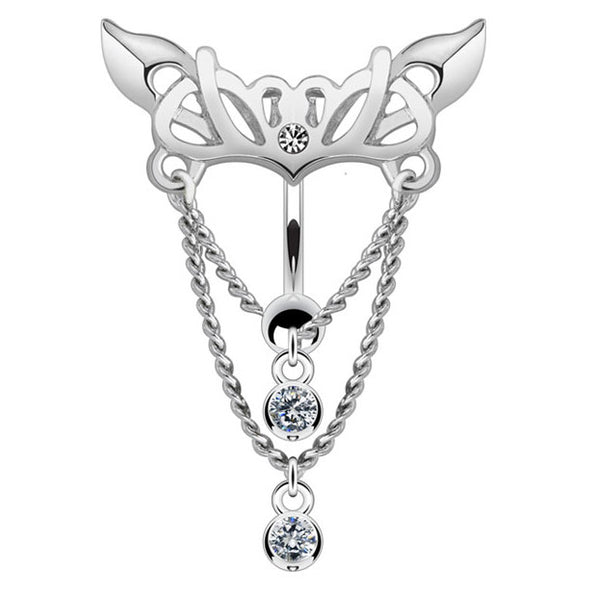 Reverse Belly Rings. Top Down Navel Rings and Belly Bars. – The Belly ...