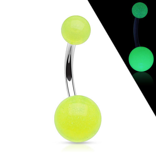 Plastic Glow in the Dark Belly Bars. Australia. – The Belly Ring Shop