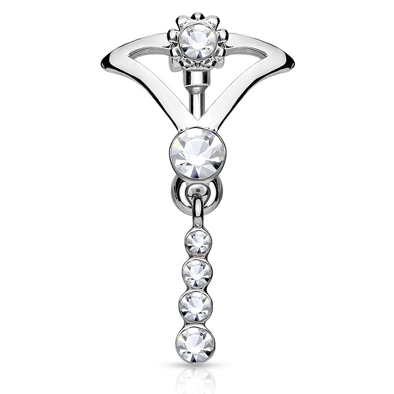 Reverse Belly Rings. Top Down Navel Rings and Belly Bars. – The Belly ...