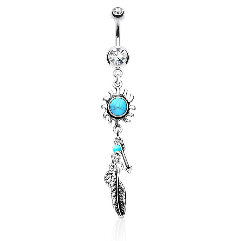 Bohemian Belly Rings and Balinese Inspired Navel Jewellery. 14g Bars ...