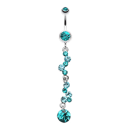 Glamorous Extra Long Belly Dangle in 4 Cute Colours !! – The Belly Ring ...