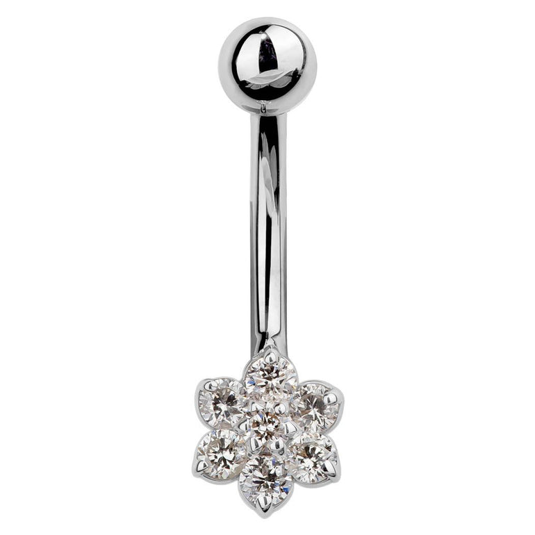 Genuine Diamond, Sapphire, Emeralds and Ruby Belly Rings – The Belly ...