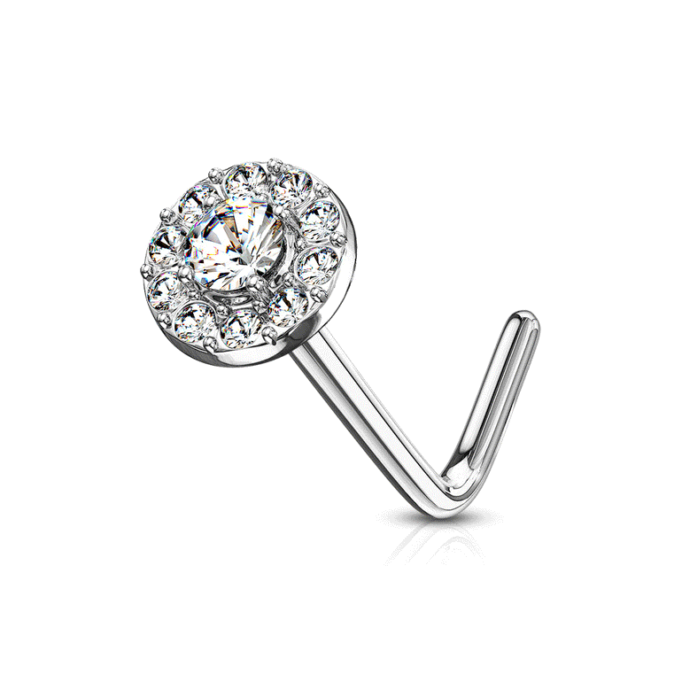 Nose Ring Jewellery. Implant Grade Nostril Piercings in Gold or Steel ...
